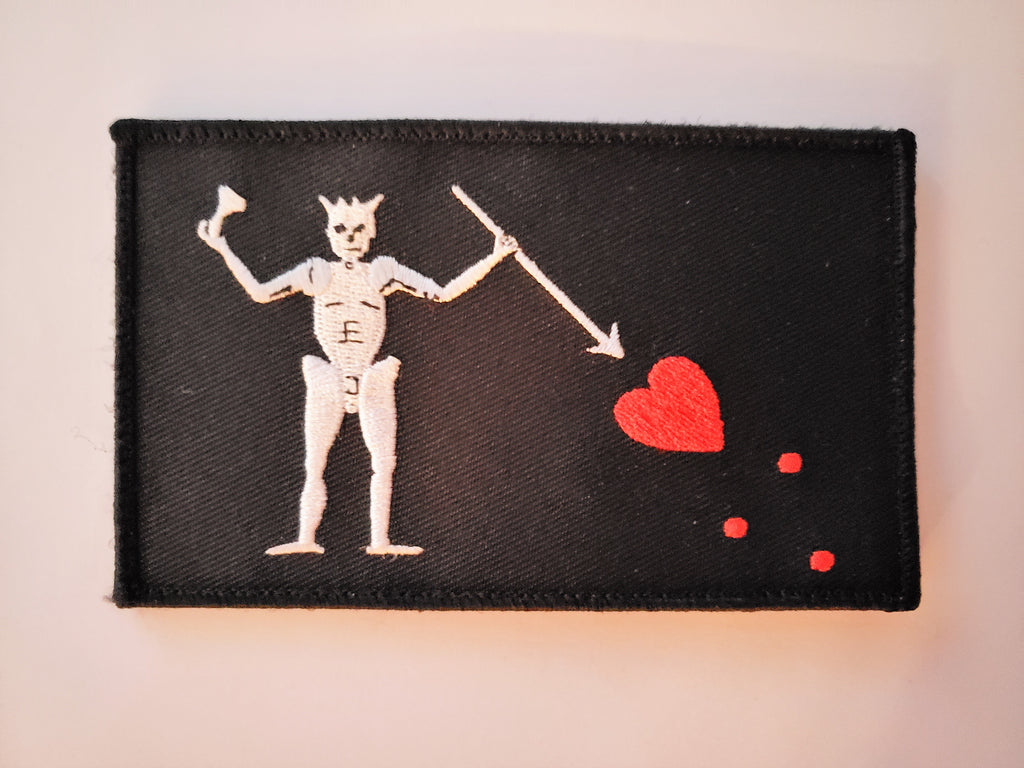 Blackbeard Flag Embroidered Morale Patch – Tier One Armament