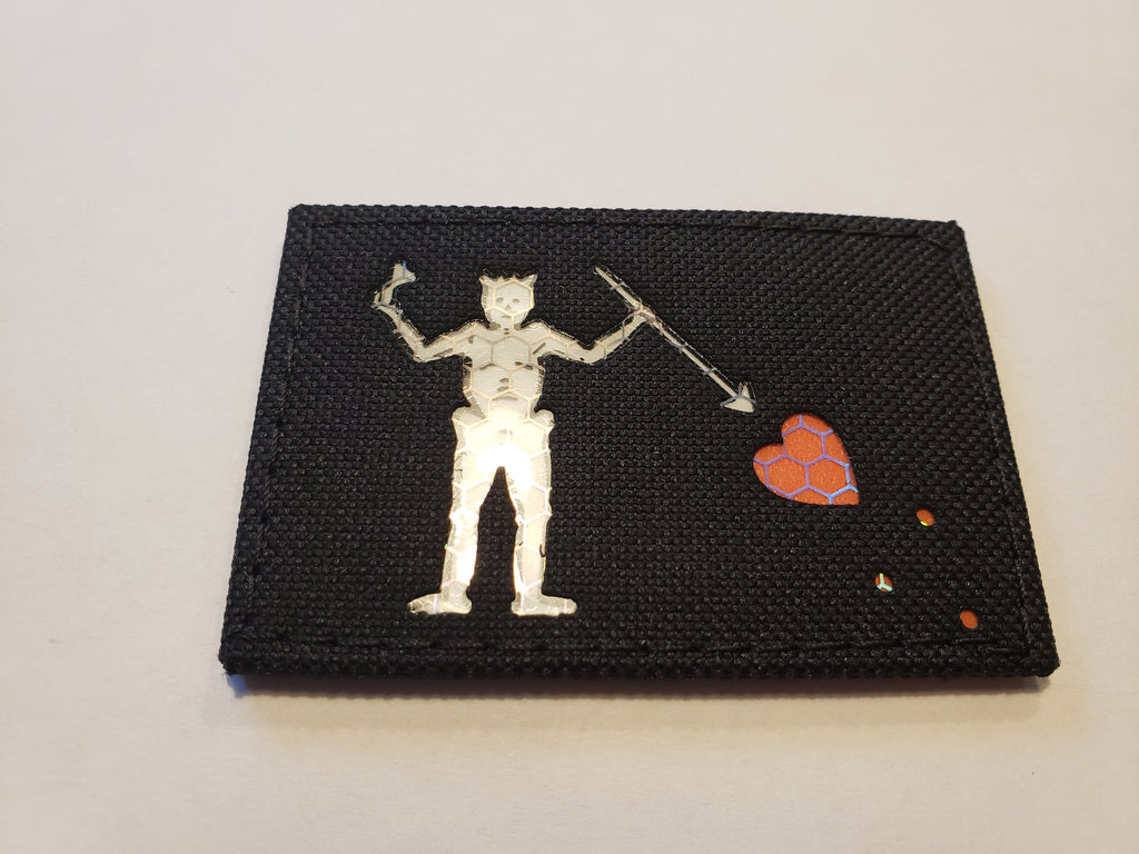 BLACKBEARD - EDWARD TEACH - LASER CUT GITD MORALE PATCH – Tier One Armament