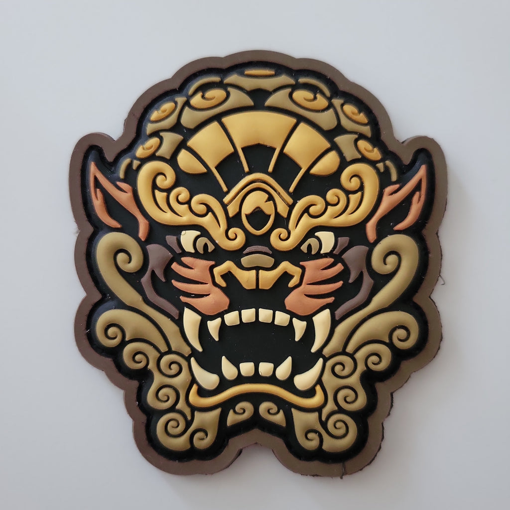 Foo Dog Head PVC Morale Patch – Tier One Armament