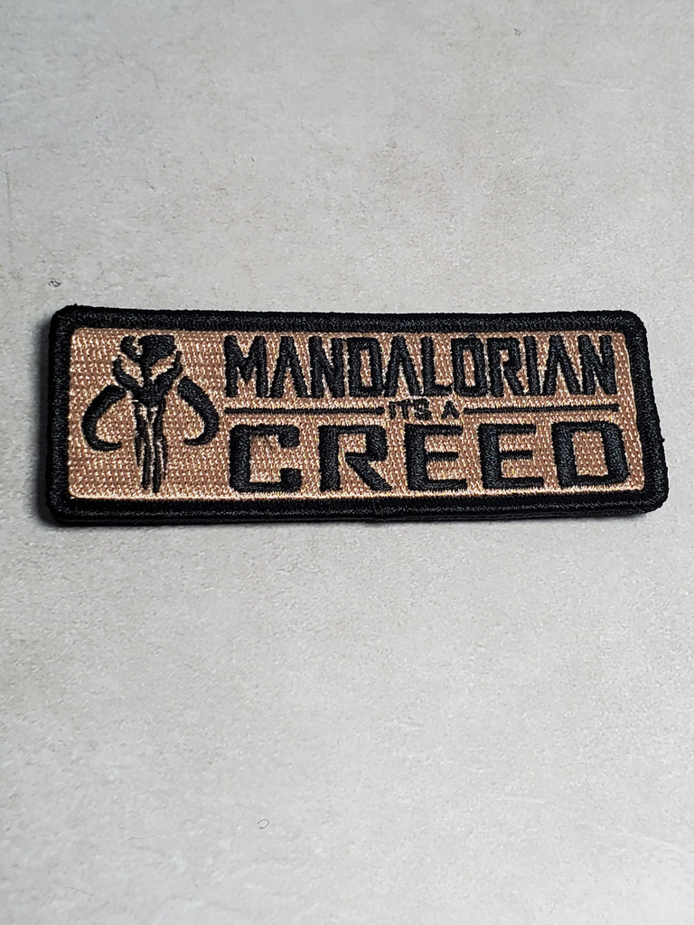 Mandalorian It's a Creed Embroidered Morale Patch – Tier One Armament